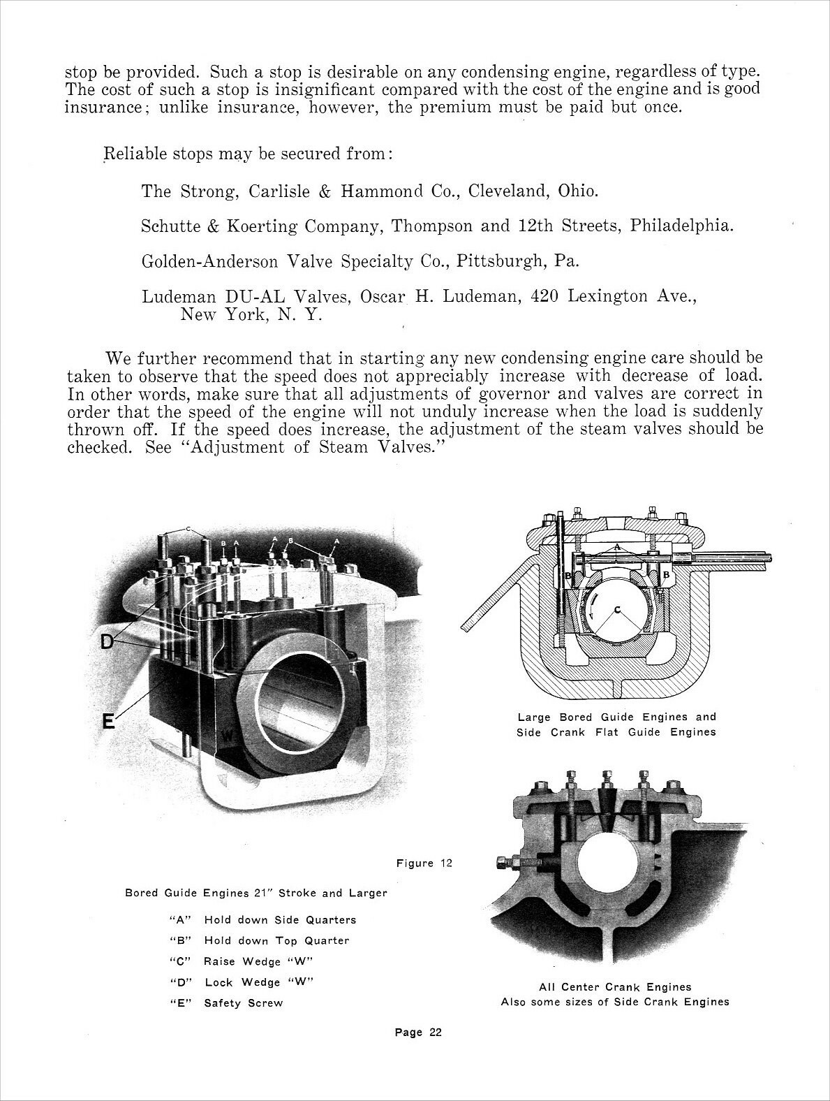 Skinner Uniflow Steam Engine: Erecting + Maintenance Instructions-1940s ...