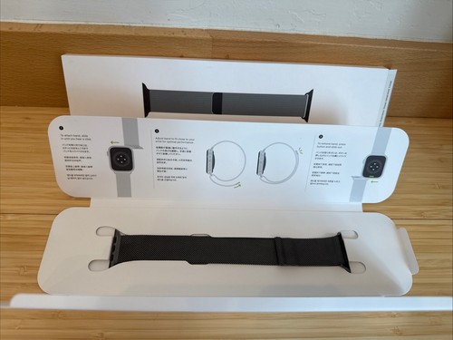 Apple Watch Graphite Stainless Steel Milanese Loop Band 45mm NEW IN BOX ...