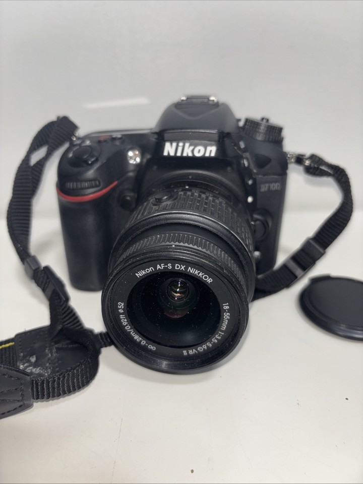 NIKON D 7100 24.1 MO DIGITAL SLR CAMERA WITH DX 18 55 MM G II LENS Read ...
