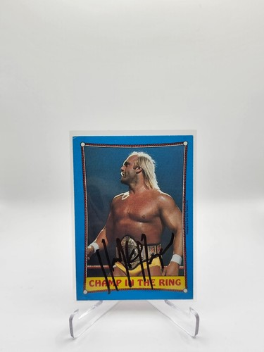 1987 Topps WWF Wrestling Hulk Hogan Auto #37 | eBay