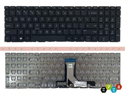 New For HP 15-EG 15-EH TPN-Q246 TPN-Q245 Black Keyboard US No-Backlit ...