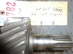 Chevy NP 205 10 spline input shaft | eBay