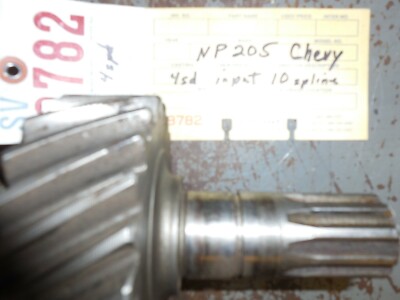Chevy NP 205 10 spline input shaft | eBay