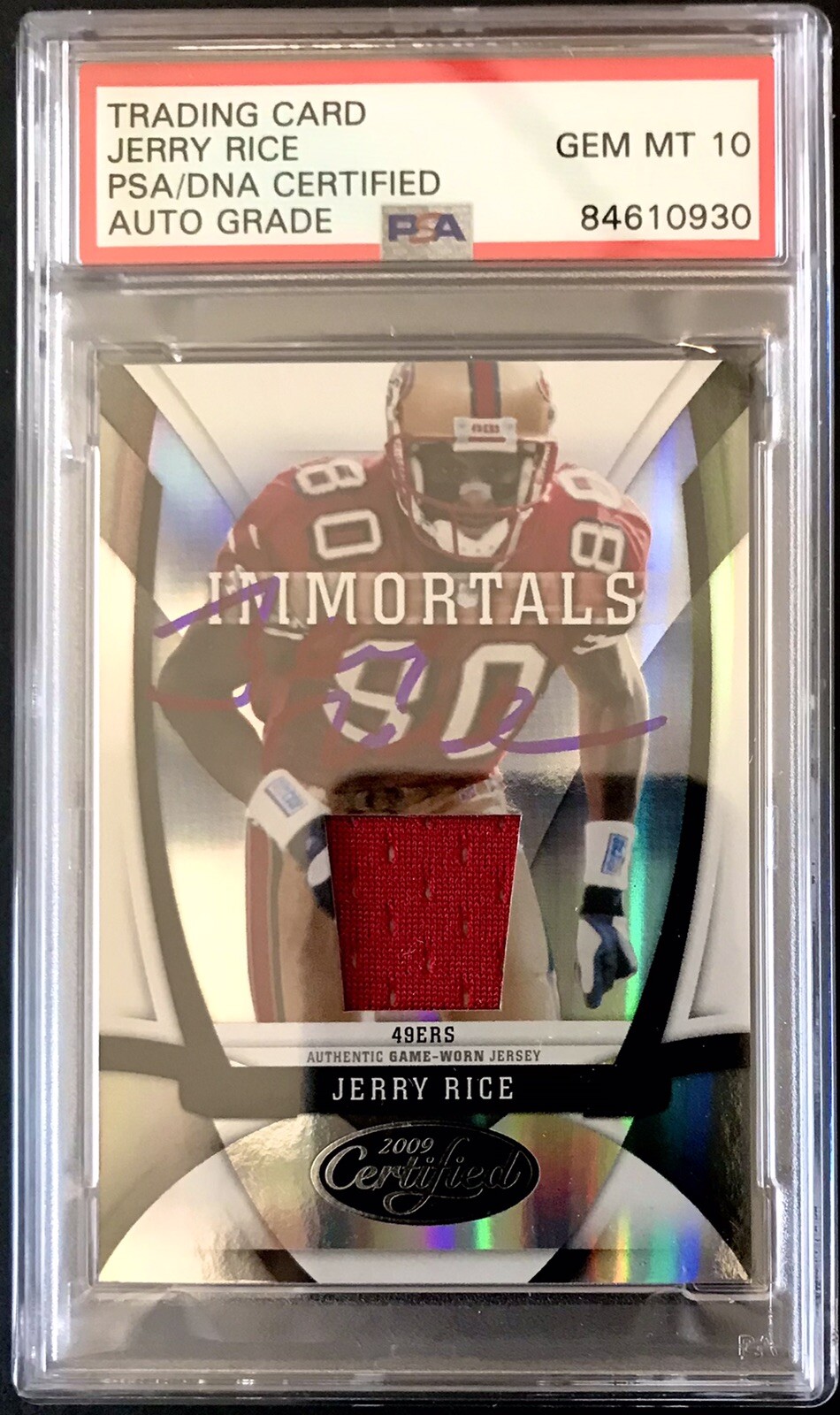 Jerry Rice Autographed Memorabilia | Signed Photo, Jersey, Collectibles ...