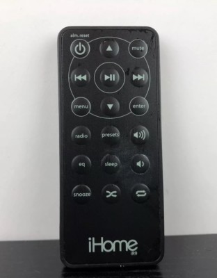Original iHome IR9 Remote Control - Black | eBay