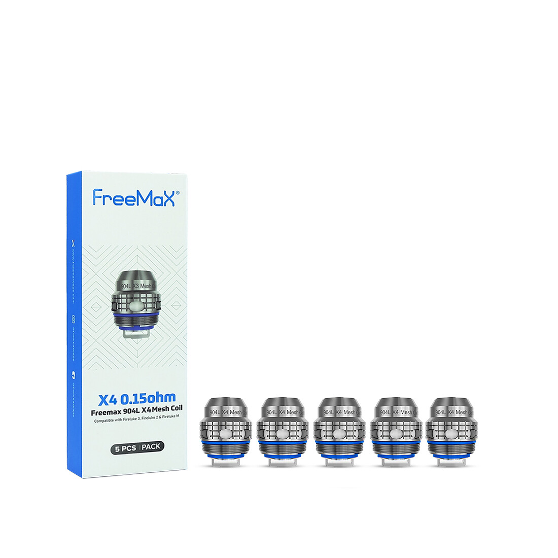 FREEMAX FIRELUKE 3 COILS, 904L X MESH Coil for Fireluke 2 3 or M Vape ...