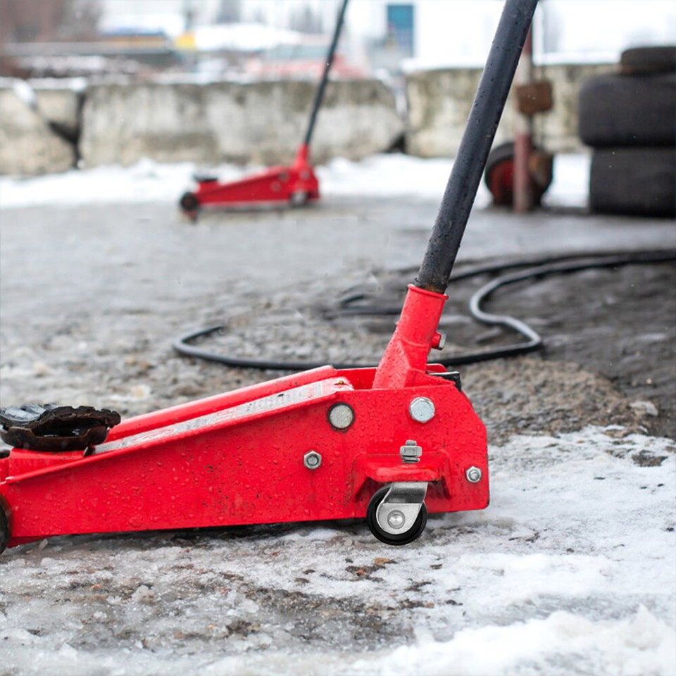 2PCS Floor Jack Caster Wheels Replacement Floor Jack Wheels Metal Jack ...