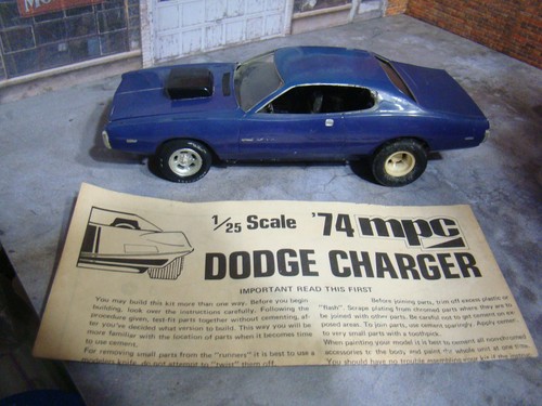 VINTAGE RARE MPC ANNUAL 1974 DODGE CHARGER "HOT SHOT" 440 DUAL QUAD ...