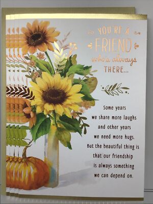 4 Hallmark Expressions Happy THANKSGIVING Card Friendship 8”x5.5 ...