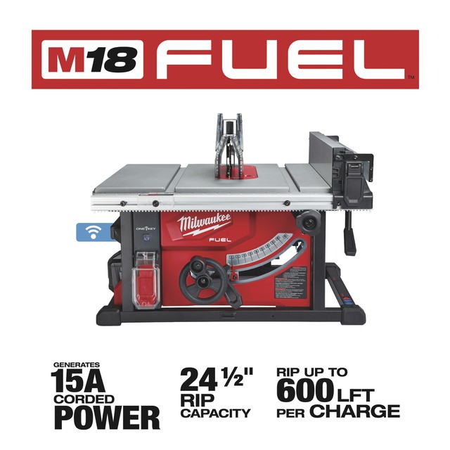 Milwaukee 2736-21HD M18 FUEL 8-1/4 in. Table Saw with ONE-KEY Kit for ...
