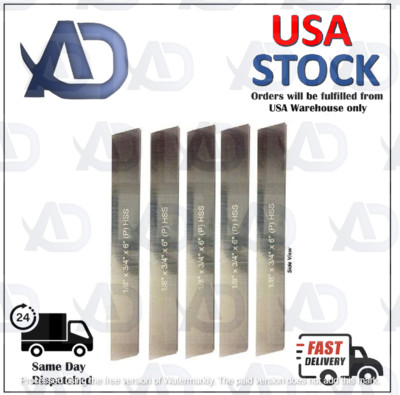 HSS Blade 1/8" x 3/4" (Wide) x 6" (Long) for Lathe Parting Cut Off ...