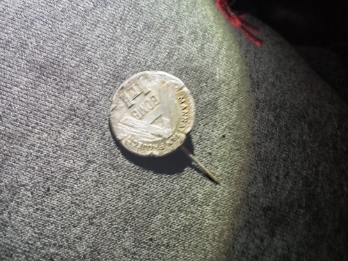 Original U.S. WWII Manhattan Project A Bomb Workers Pin Sterling Silver ...