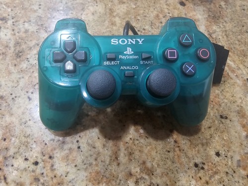 Playstation 2 Dual Shock2 Emerald Green clear Sony PS2 Official ...