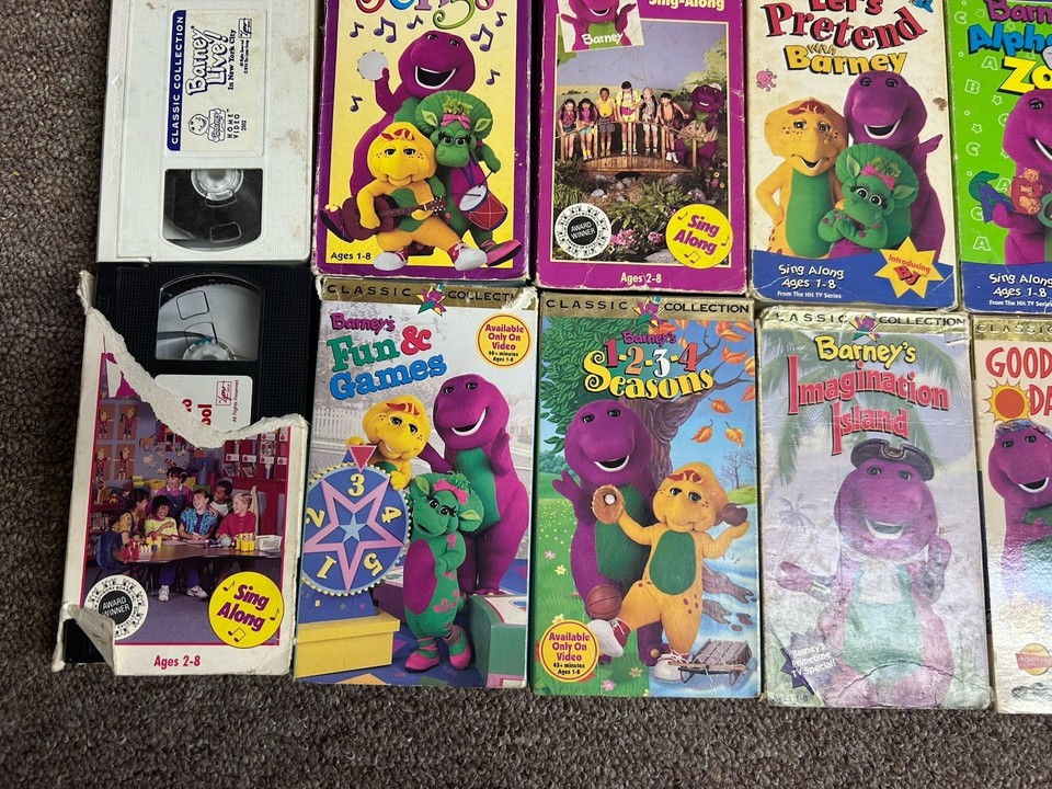 Barney VHS Collection Lot Of 21 Movies | eBay