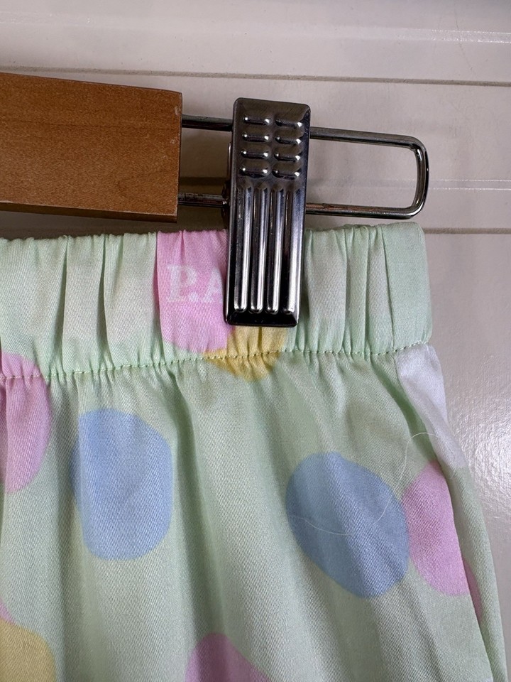 New Peter Alexander PA Logo Mint Pastel Spot 100% Cotton Mid Shorts ...