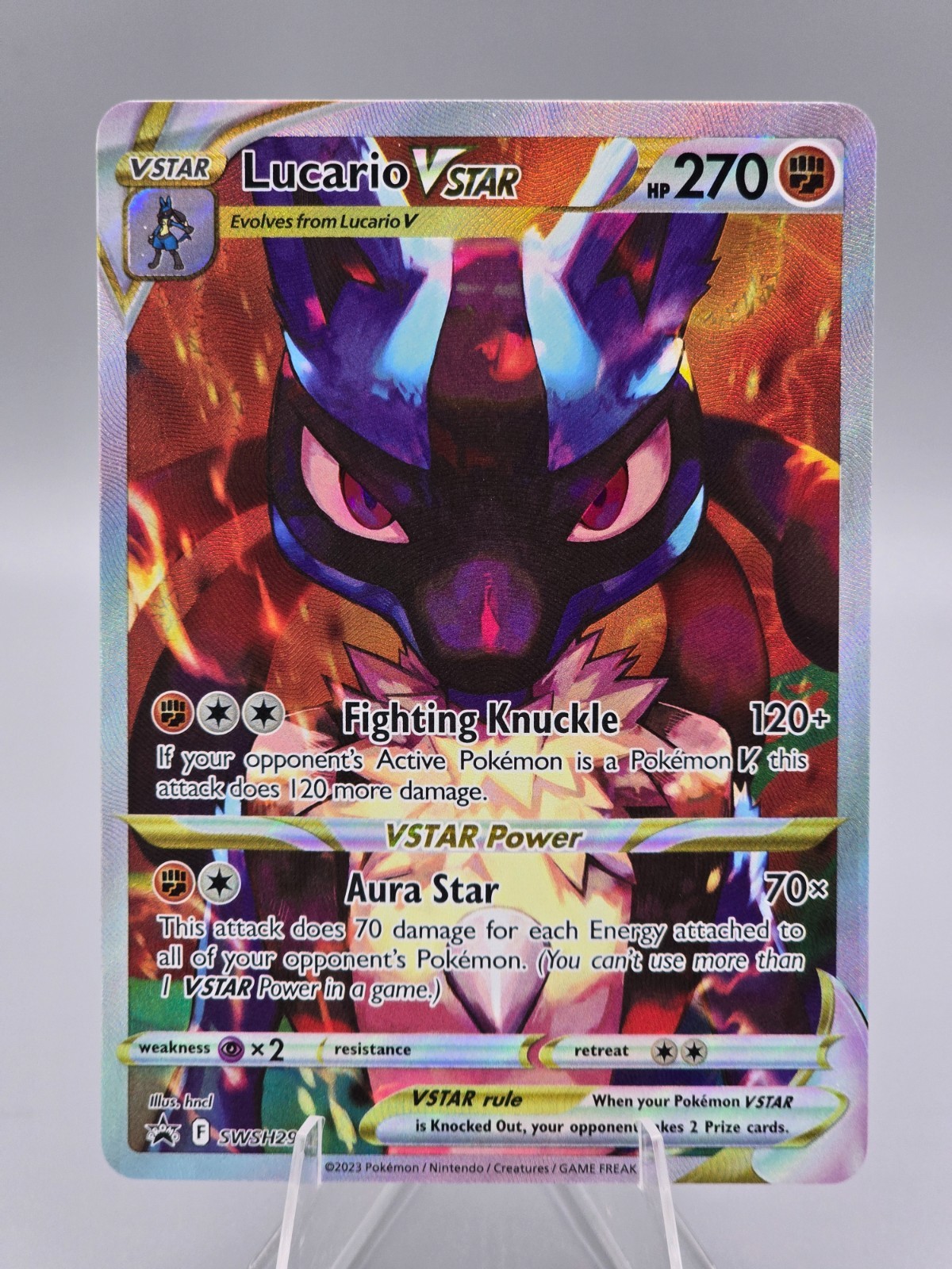 Lucario VSTAR SWSH291 Current Market Value | Promo