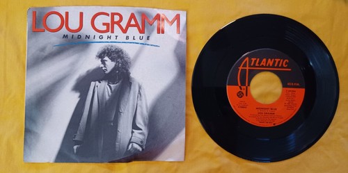 Lou Gramm Midnight Blue Record 45 RPM Single 7-89304 Atlantic Records ...