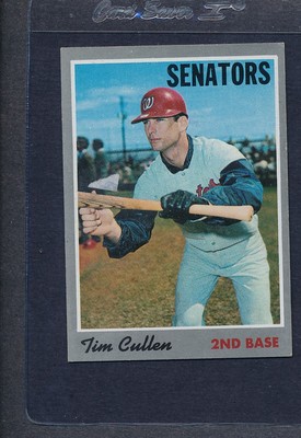 1970 Topps #049 Tim Cullen Senators EX/MT *2226 | eBay