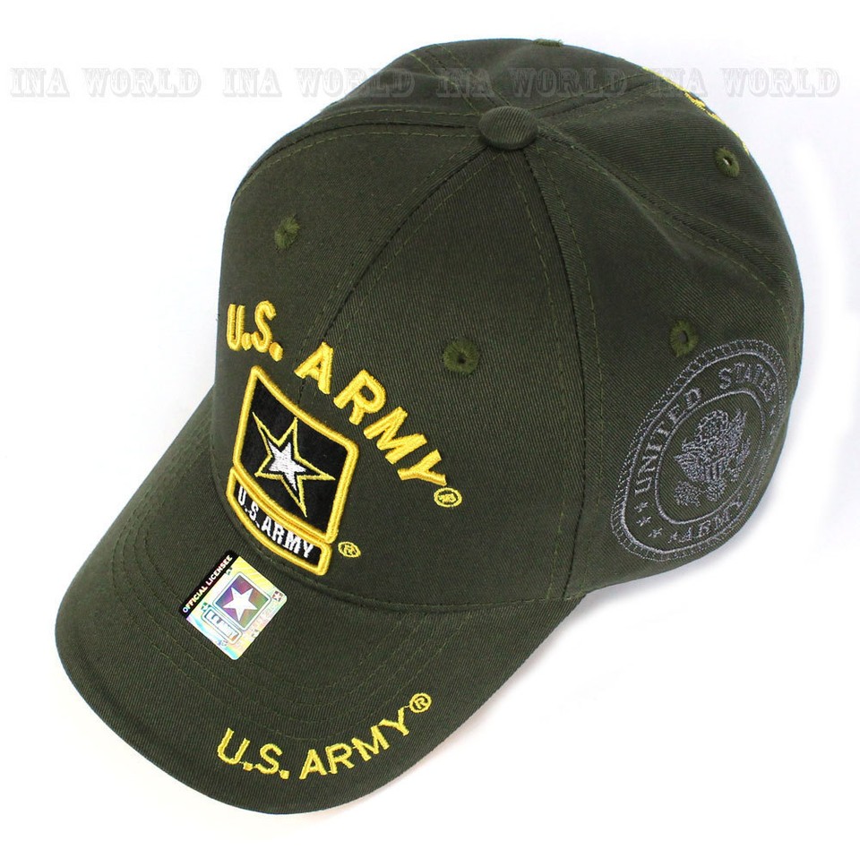 U.S. ARMY Hat ARMY Cap Embroidered Military Officially Licensed ...