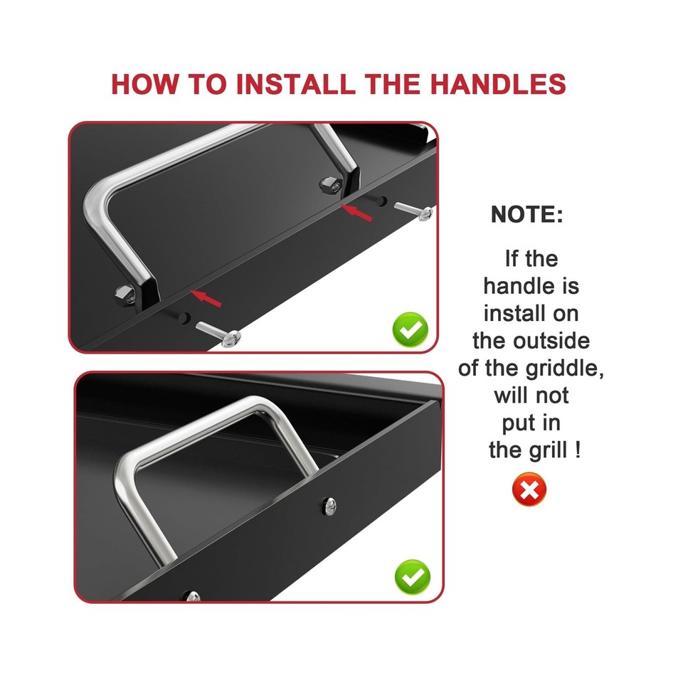 7637 Full Size Griddle Inserts for Weber GS4 Spirit 200 Series Gas ...