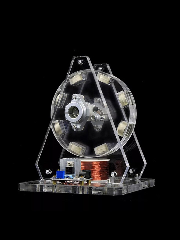 Bedini Motor Brushless Motor Model DIY Pseudo Perpetual Motion Disc ...