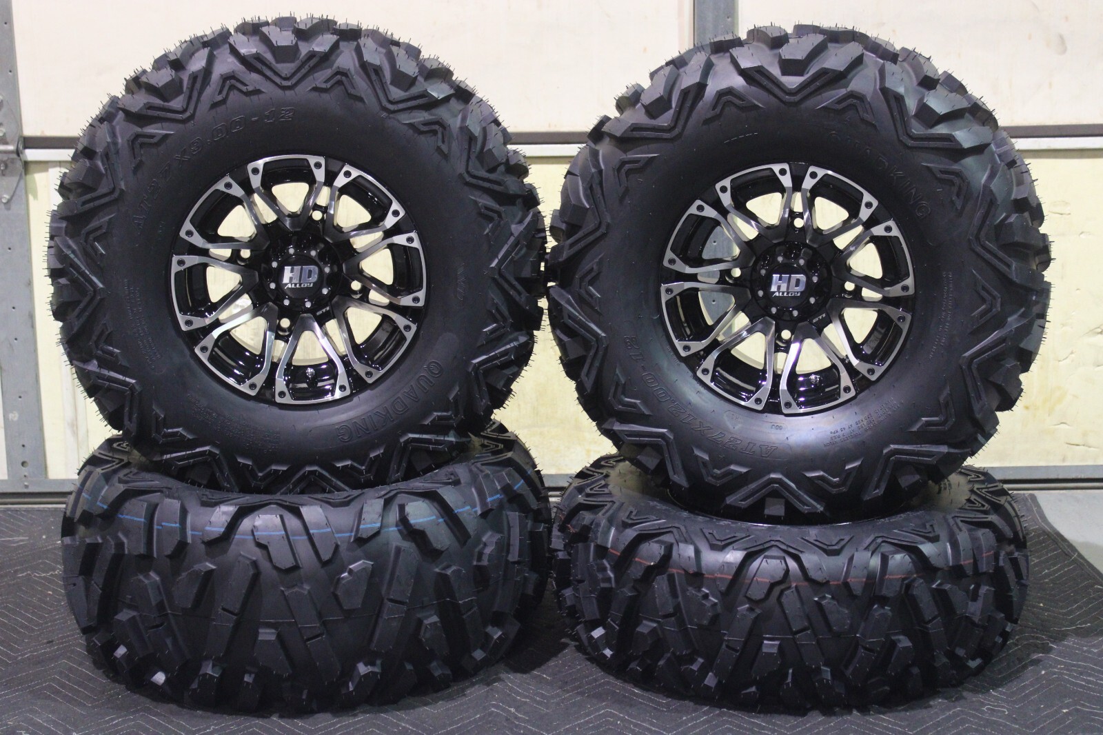 POLARIS RANGER XP900 27" QUADKING ATV TIRE & STI HD3 M WHEEL KIT POL10K ...