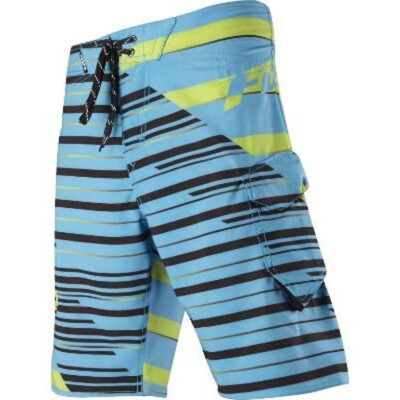 Fox Racing Spliced Boardshort Surf Swim Trunks Electric Blue NEW Adult ...