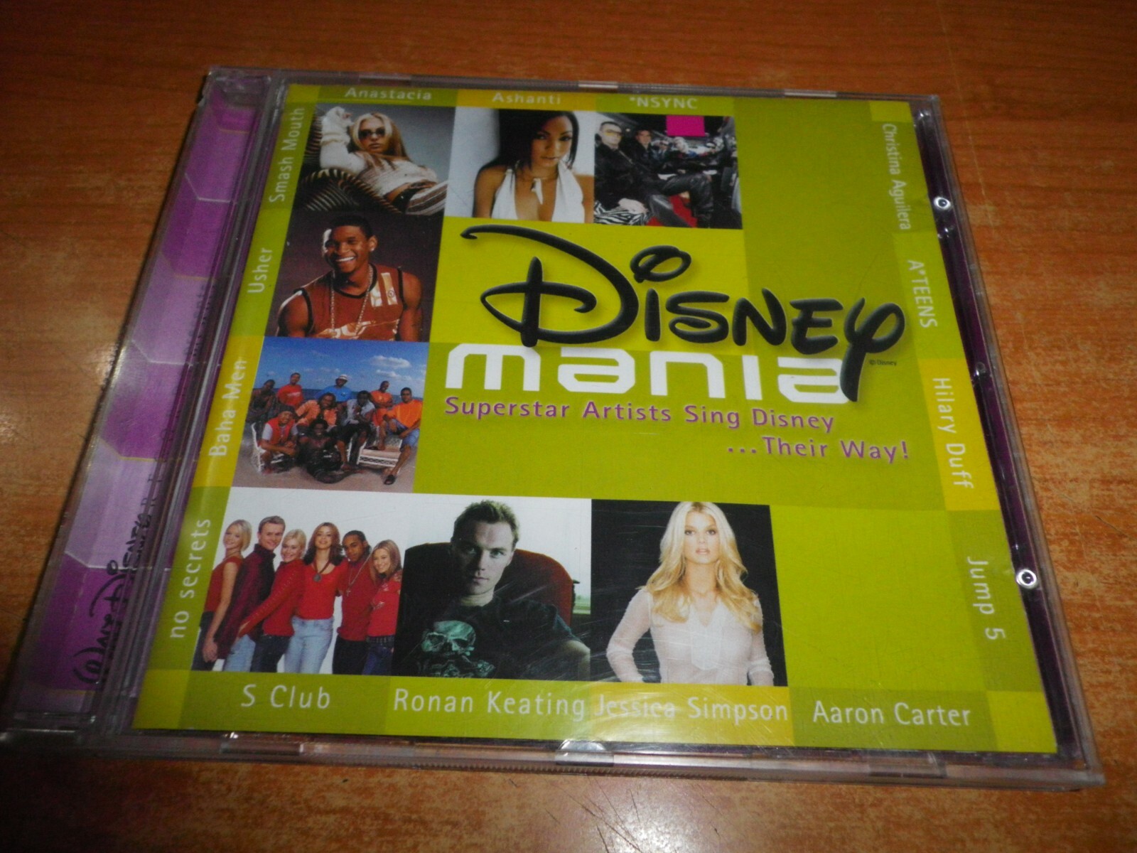 DISNEY MANIA CD ALBUM 2002 ANASTASIA USHER NSYNC AARON CARTER S CLUB ...