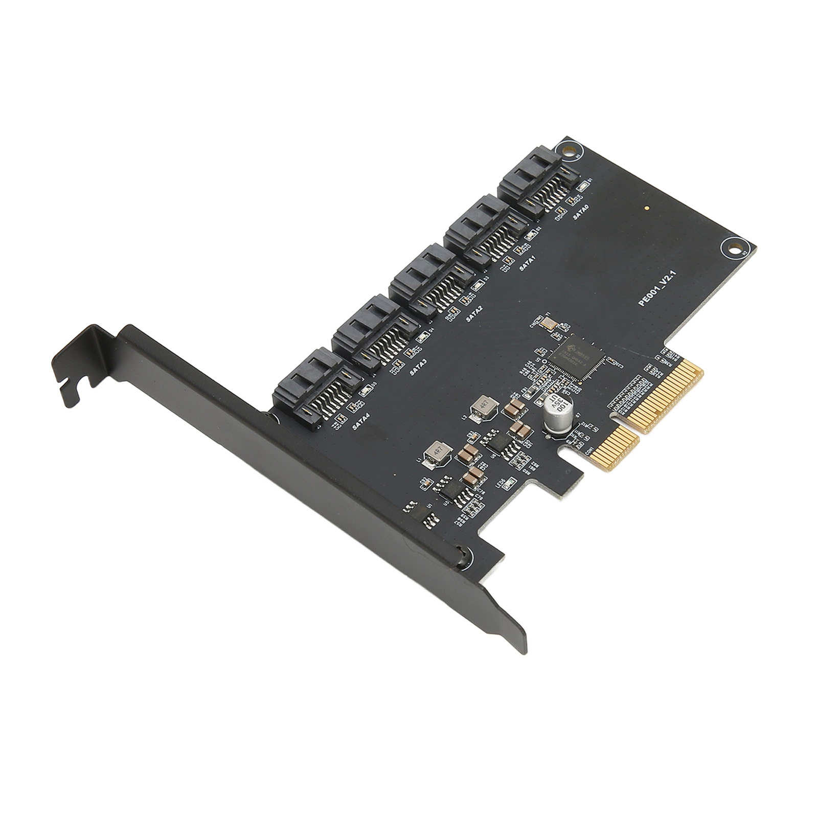 PCIE To 5 Expansion Cards 6Gbps Transfer Rate Plug And Play 5 Port BT5 ...