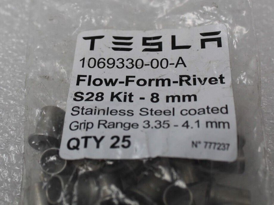 New Genuine LOT OF 25 Genuine Tesla Rivet 1069330-00-A Flow Form Rivet ...