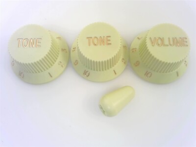 True Custom Shop® Aged Mint Knobs & Switch Tip Set for Fender ...
