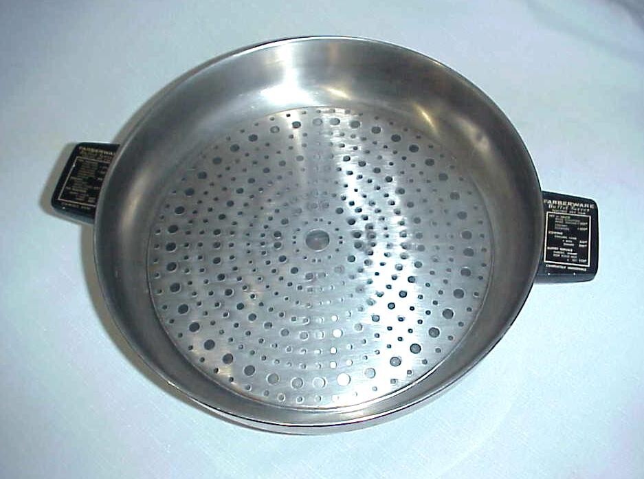 High Dome Lid Farberware 12 Inch Buffet Server Electric Fry Pan Model ...