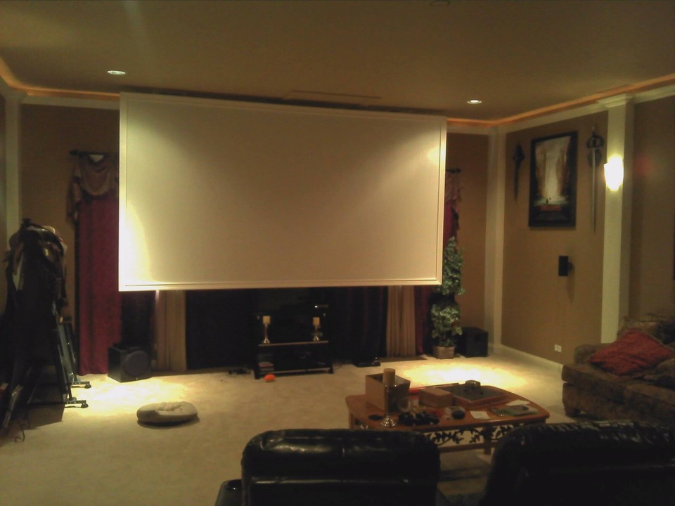 86"x54" High Contrast Grey Projection Screen Material USA + Plans For ...