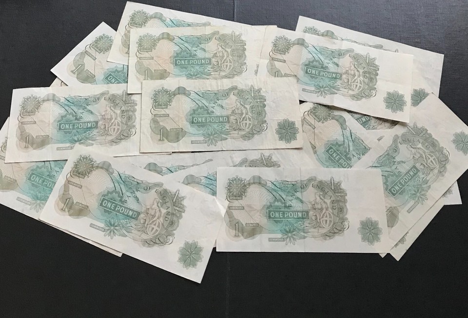 1960's / 1970's BANK OF ENGLAND £1 ONE POUND NOTE 100% GENUINE | eBay UK