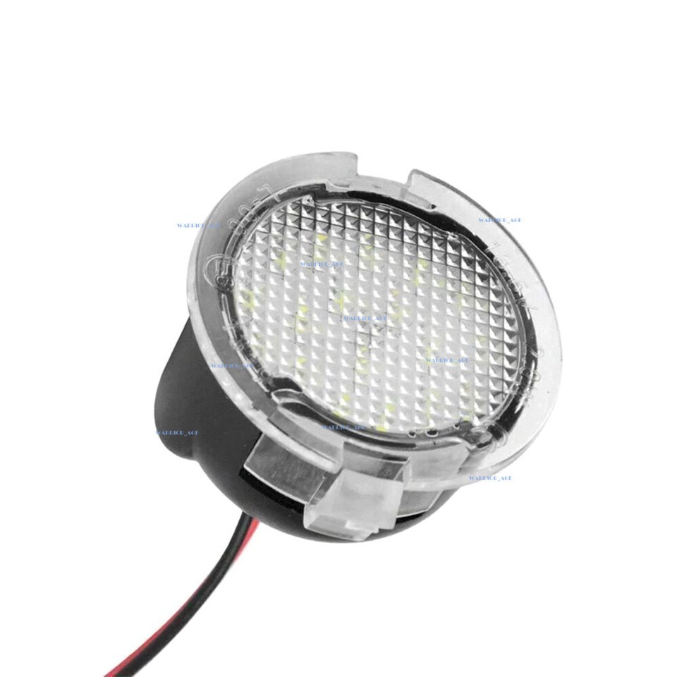 Pair LED Rear View Mirror Puddle Light Fit For Ford Fusion F-150 Edge ...