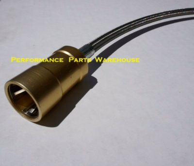 HYDRAULIC CLUTCH LINE; 98-02 GM FEMALE QUICK DISCONNECT, AN4 FITTING 12 ...