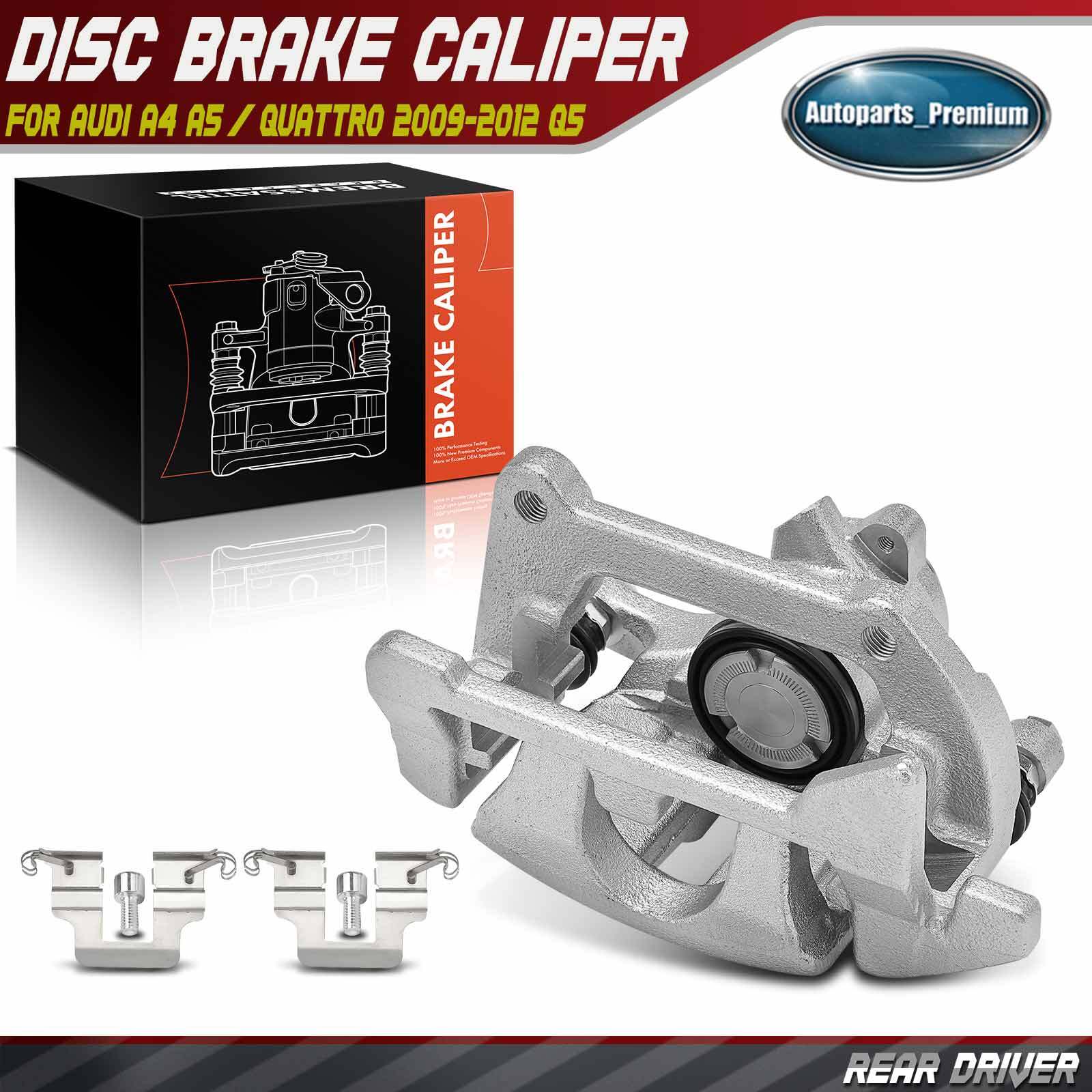 1x Rear Left Disc Brake Caliper w/Bracket for Audi A4 A5 / Quattro 2009 ...