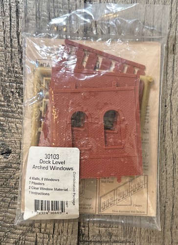 DPM HO Scale Structure Kit #30103 Dock Level Arched Windows NOS | eBay