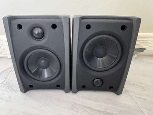 1 Pair - Cambridge SoundWorks Newton Gray MC100 Bookshelf Speakers Home ...