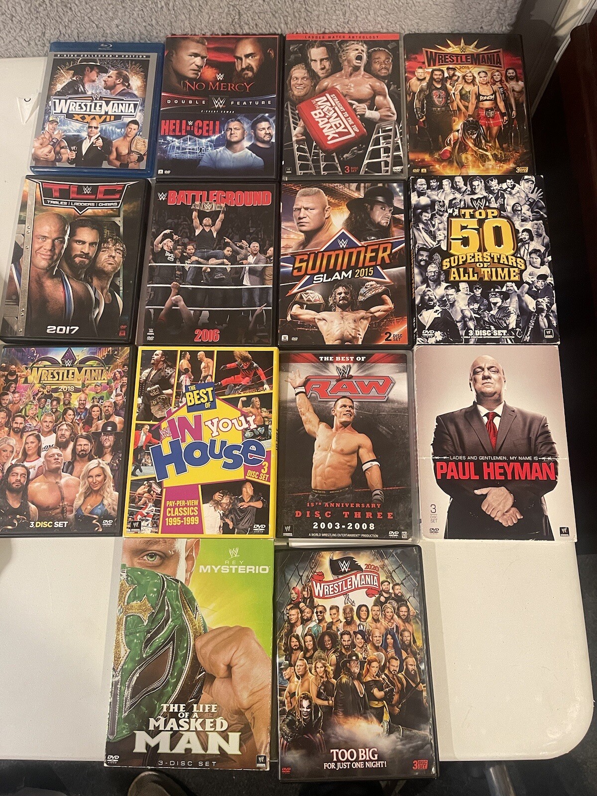 Lot of 14 WWE Professional Wrestling DVDs PPV | eBay