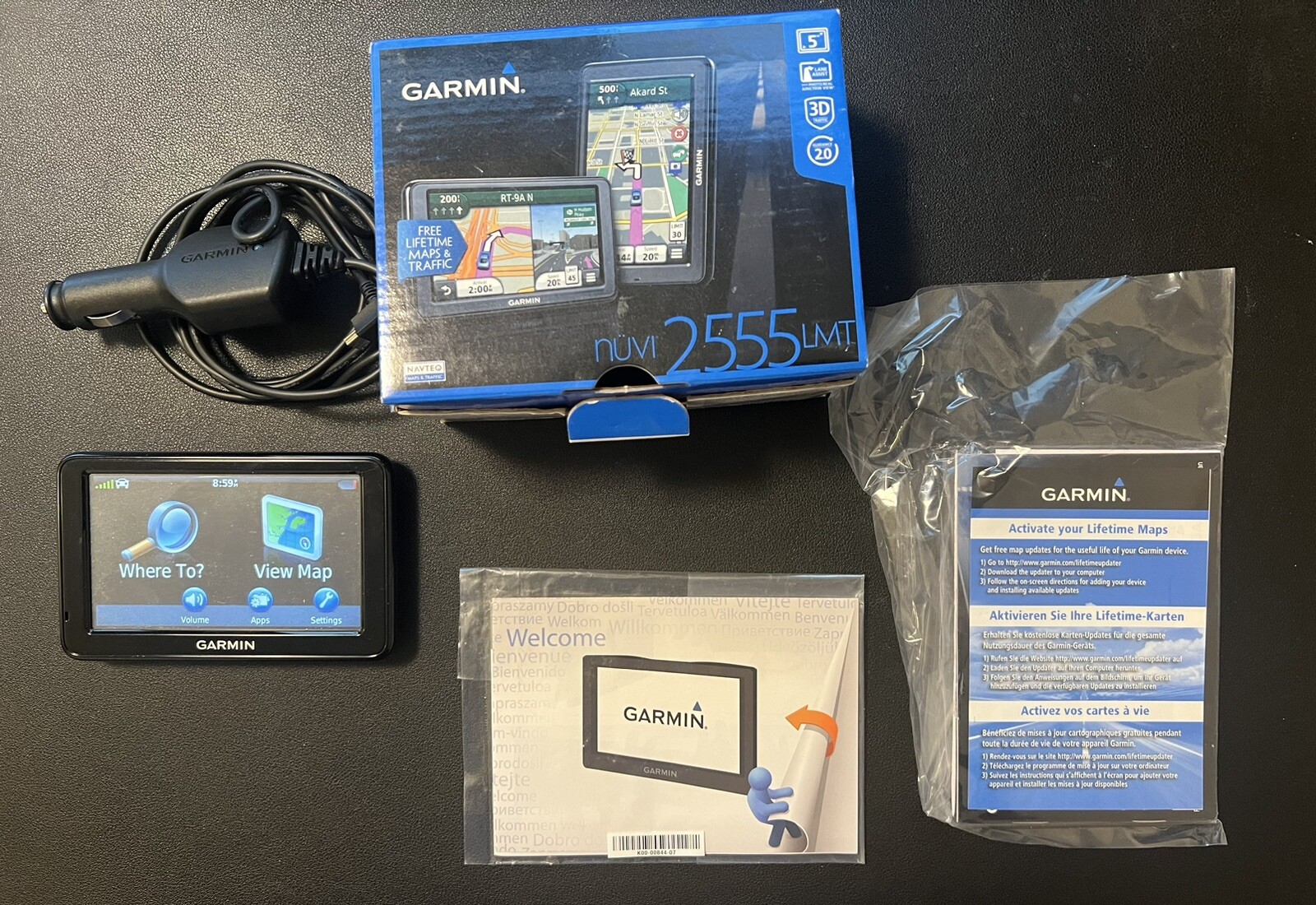 Garmin Nuvi 2555LMT 5” Screen Portable GPS Navigator Working ...