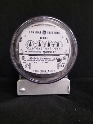 Electrical Meters - Ge Watthour Meter