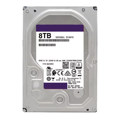 8TB Western Digital Purple (WD82PURZ) SC HA710 for survalence systems ...
