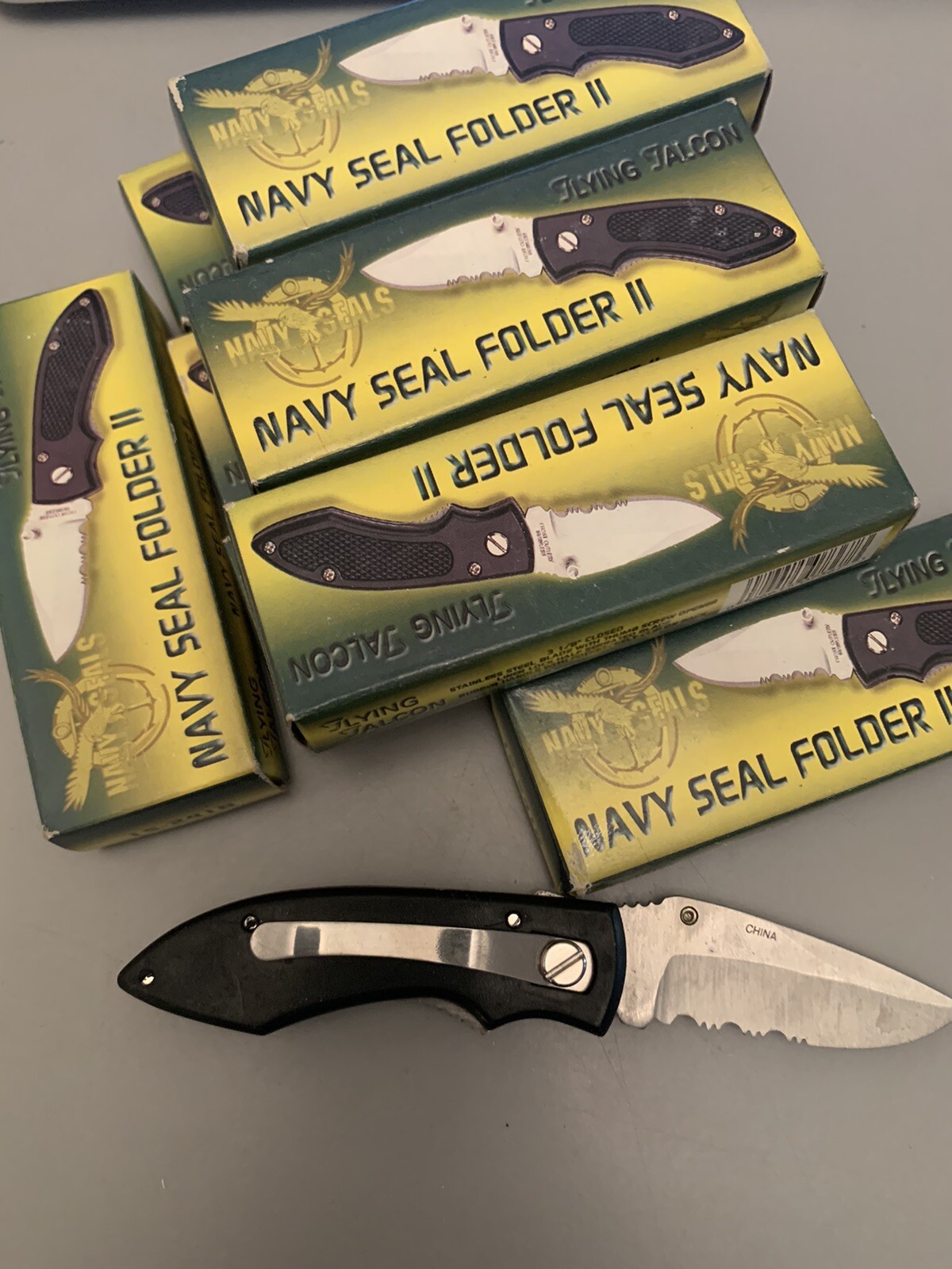 NAVY SEAL FOLDER II Flying Falcon Pocketknife | eBay