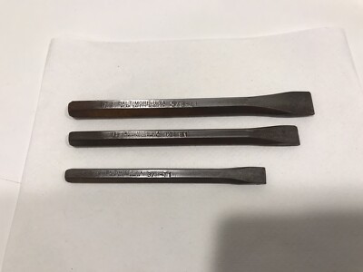 Baltimore USA Vintage Chisel Set -5/8-L- 1/2- E-1-3/8-T1-Tools DIY- | eBay