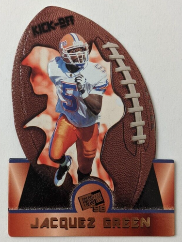 Jacquez Green 1998 Press Pass Kick-Off KO33 Football Card Gators Insert ...