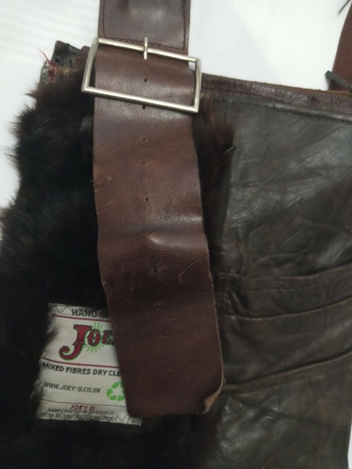 Joey D Handbag Hand Made recycled leather only one like it. Pb2 | eBay ...