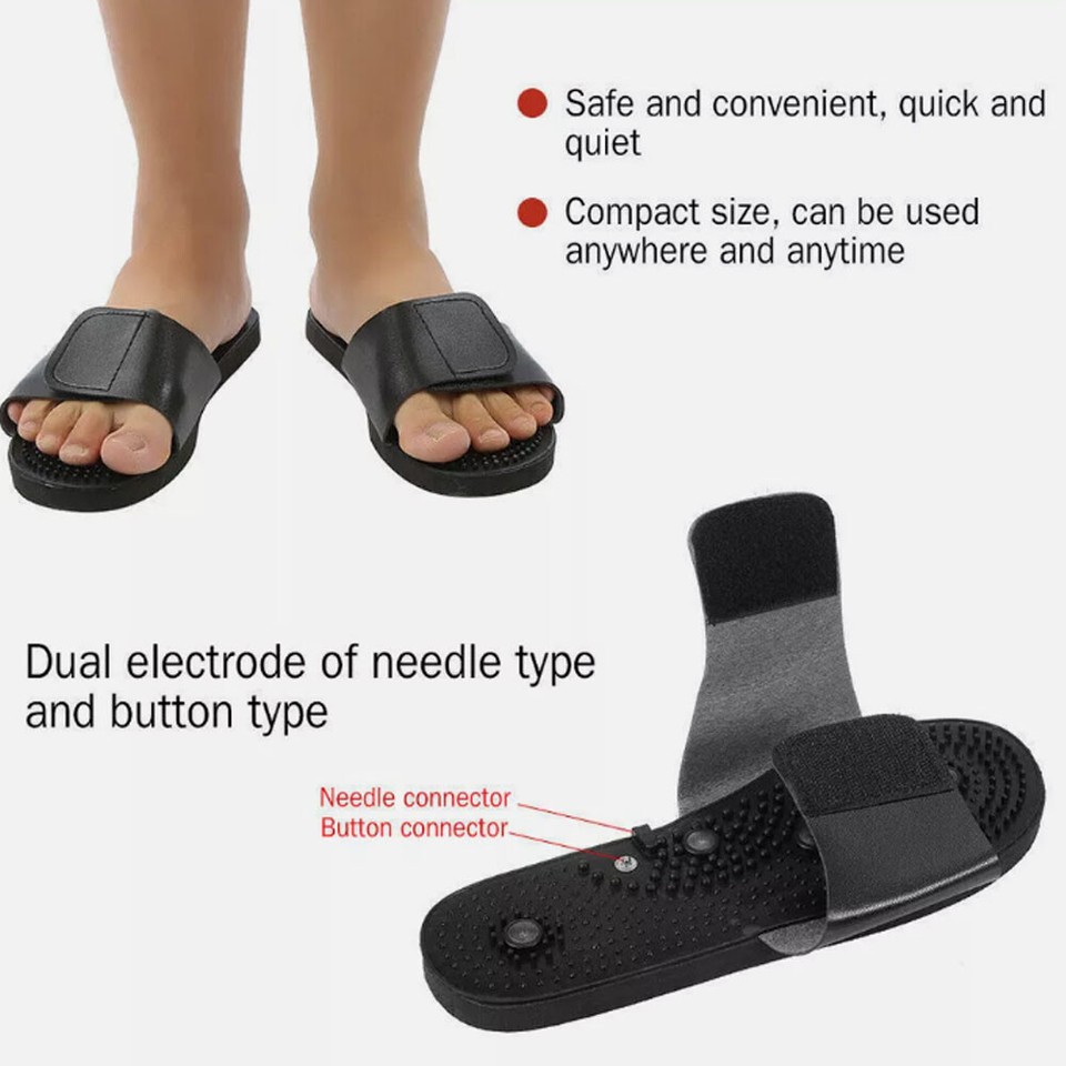 Massage Slippers Shoes Sandals for Neuropathy Pain Relief | eBay
