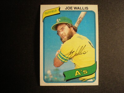 1980 Topps Baseball A's Joe Wallis Card # 562 | eBay