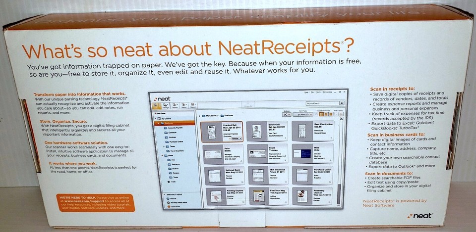 Neat Receipts Mobile Document Scanner and Digital Filing System for PC ...